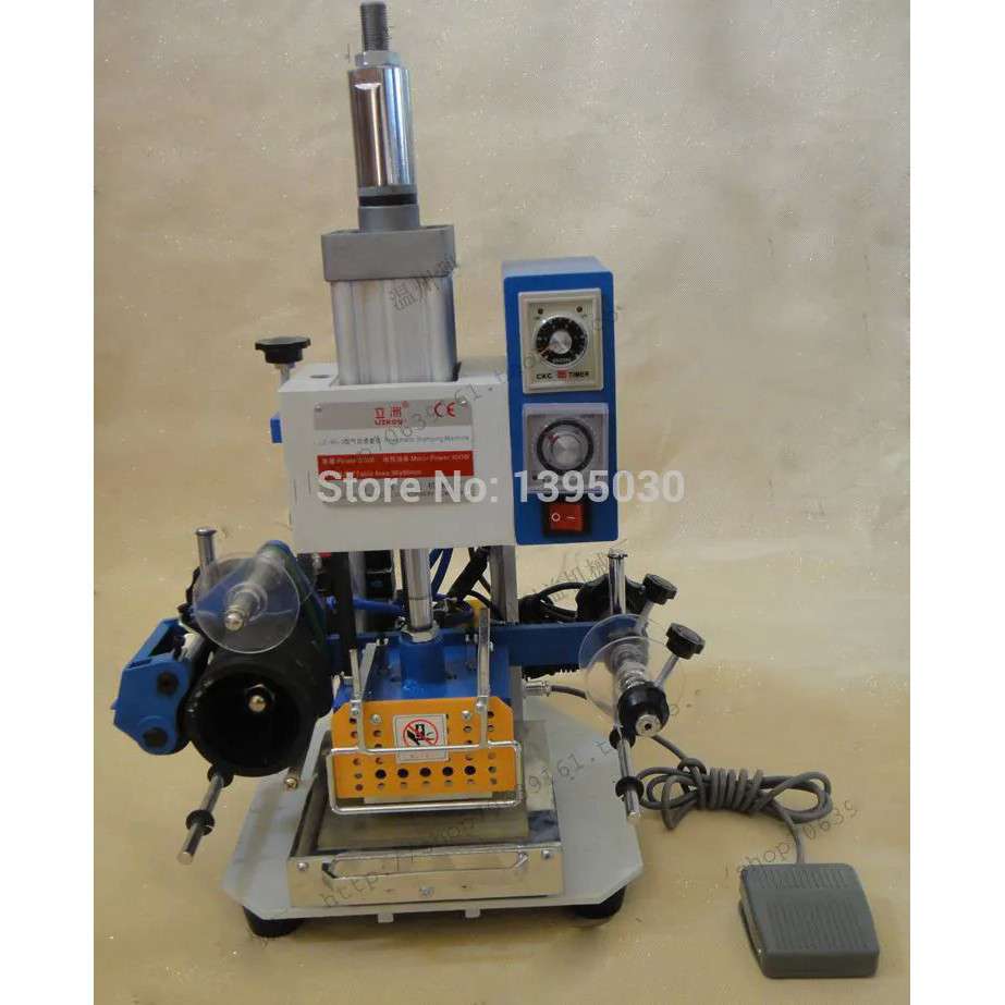 1 Set Pneumatic hot foil stamping foil stamper printer leather ...