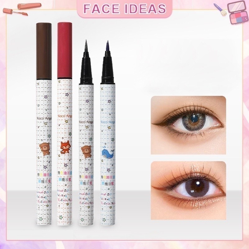 Liquid Eyeliner Pen Ultra-fine Color Waterproof Smoothing Long-lasting ...