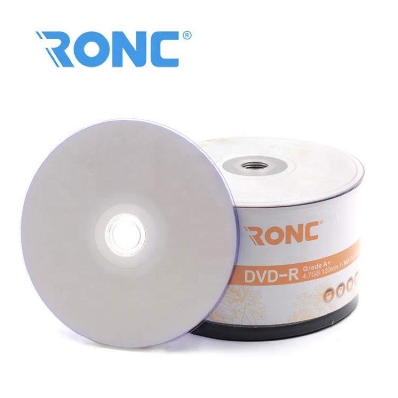 Printable DVD-R RONC Inkjet White- 50 Discs Spindle | Shopee Malaysia