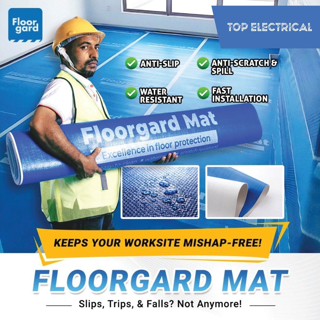 (READY STOCK) FLOORGARD MAT 1.5MM & 3.0MM BLUE PROTECTION MAT | Shopee ...