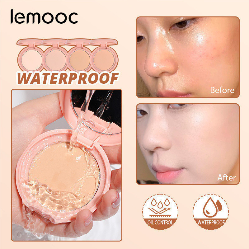 LEMOOC Healthy Skin Pressed Makeup Powder Brighten And Whiten Pressed ...