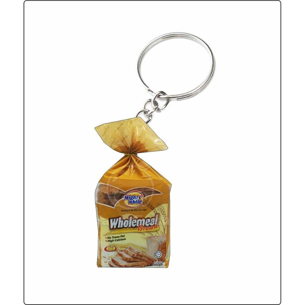 mighty white bread roti 2d keychain | Shopee Malaysia