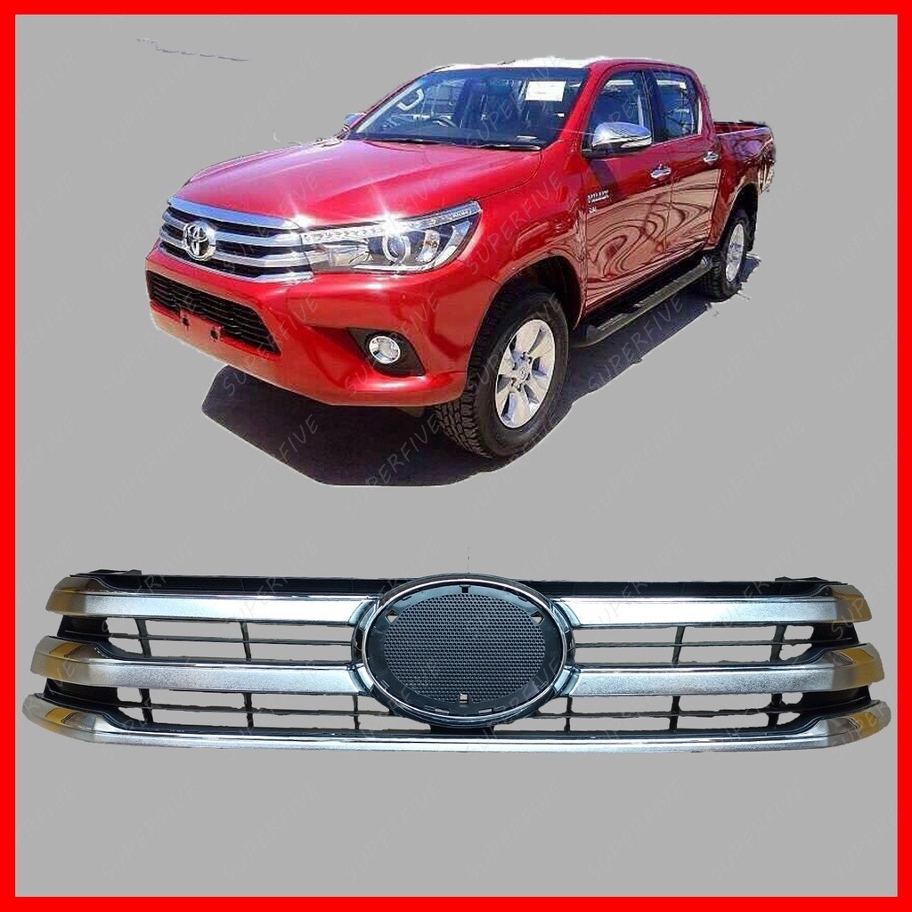 TOYOTA HILUX REVO GUN125 *4 DOOR* (2016 - 2018) FRONT GRILLE / SARONG ...