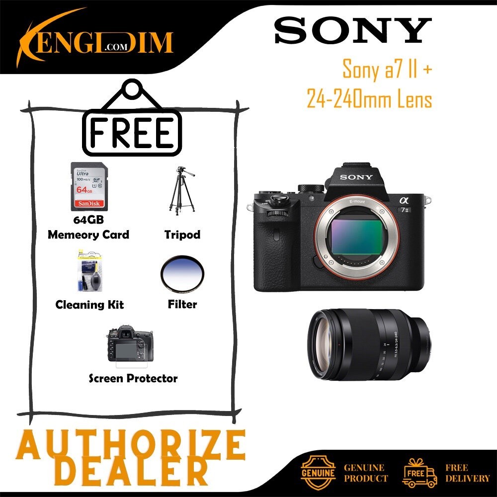 (READY STOCK) Sony Alpha a7 II a7II / A7M2 / MARK II Mirrorless Digital ...