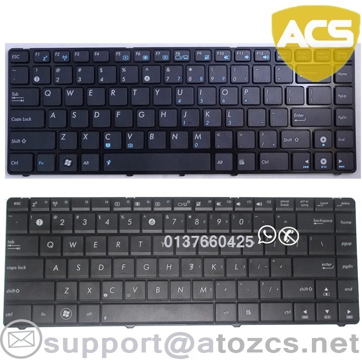 ASUS X43 A43 K42D K42J A42JC N43S A43S N82JG keyboard papan kekunci ...