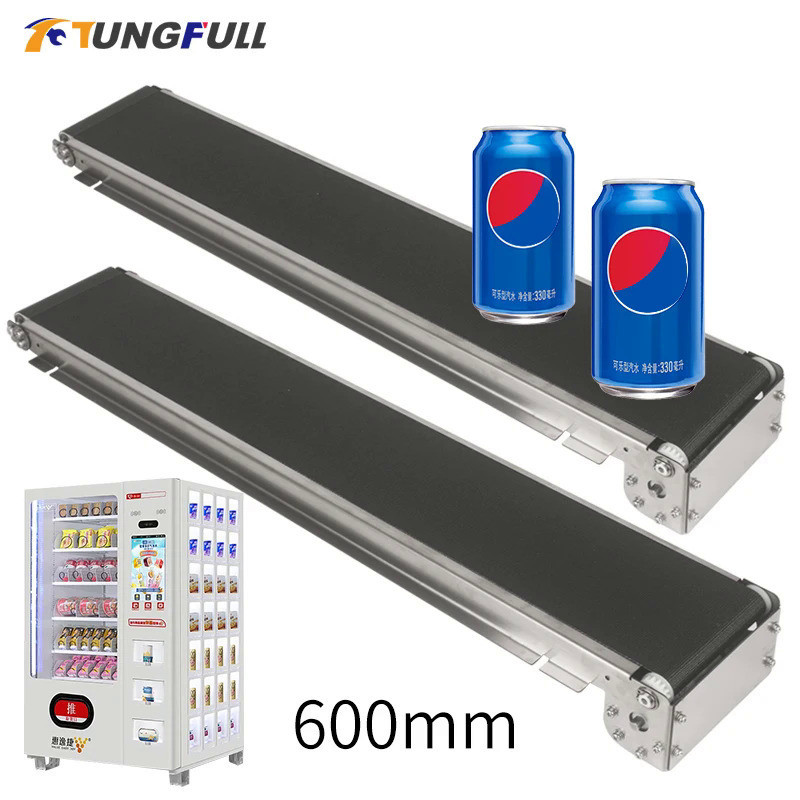 Belt Conveyor Machine Stainless Steel Bottle Conveyor Belt 600mm Mini ...