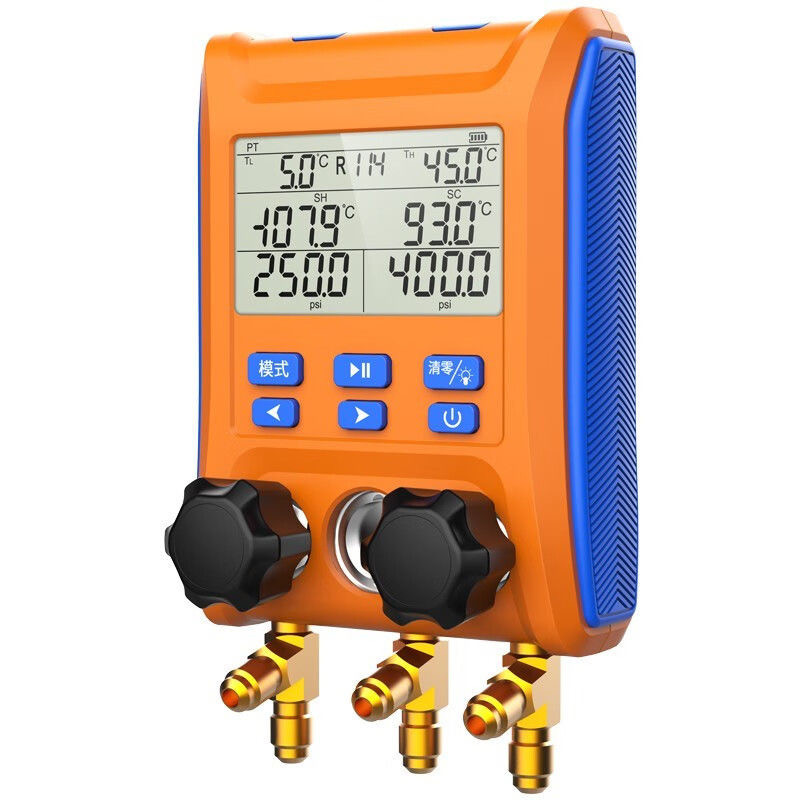 LMG-10 Electronic Digital Display Manifold Meter Refrigerant Meter ...
