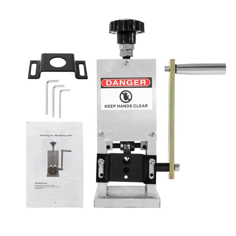 Manual Wire Stripping Machine Hand Crank Stripper Scrap Copper Cable ...