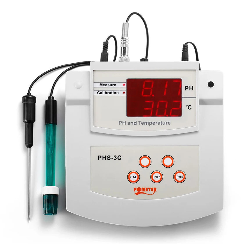 PHS-3C Desktop Automatic Calibration Acidity Meter PH/Thermometer ...