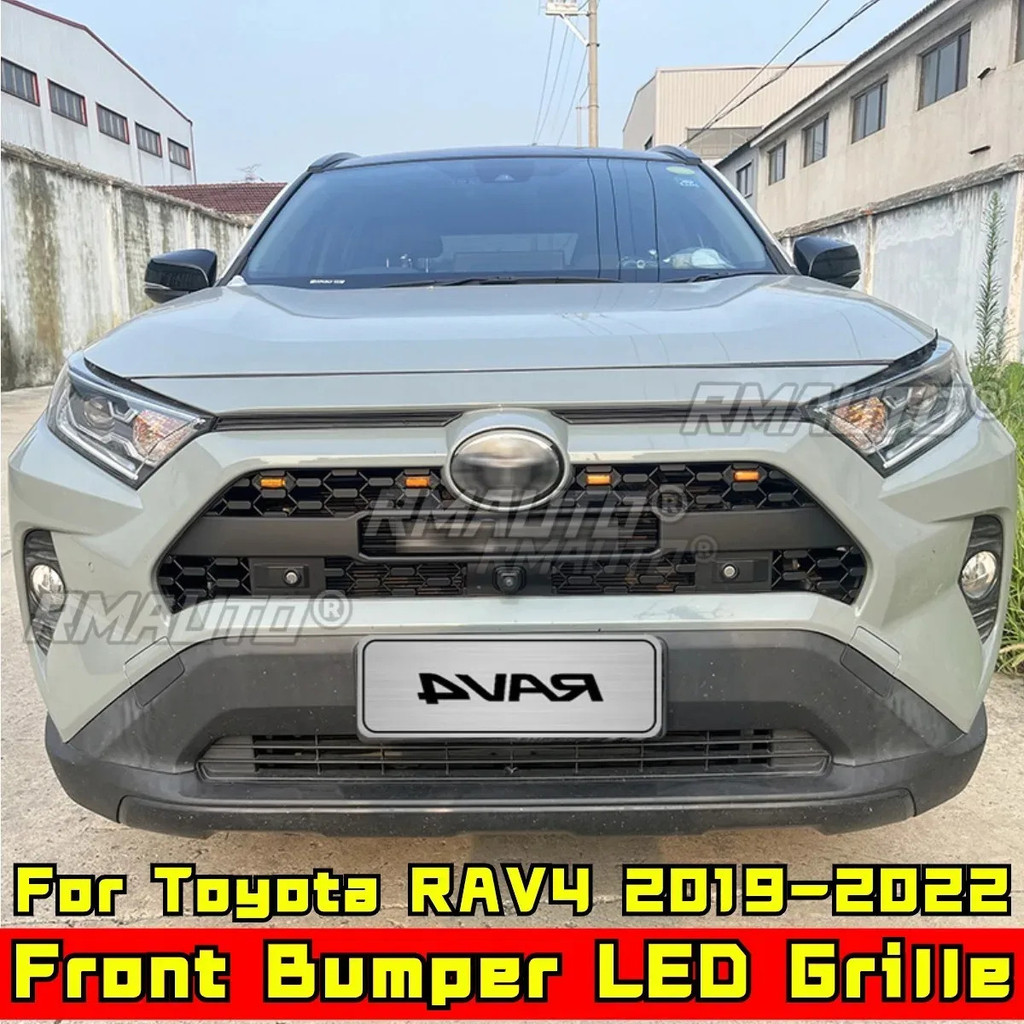 Front Racing Upper Radiator Grilles For Toyota RAV4 2019-2022 Tunning ...