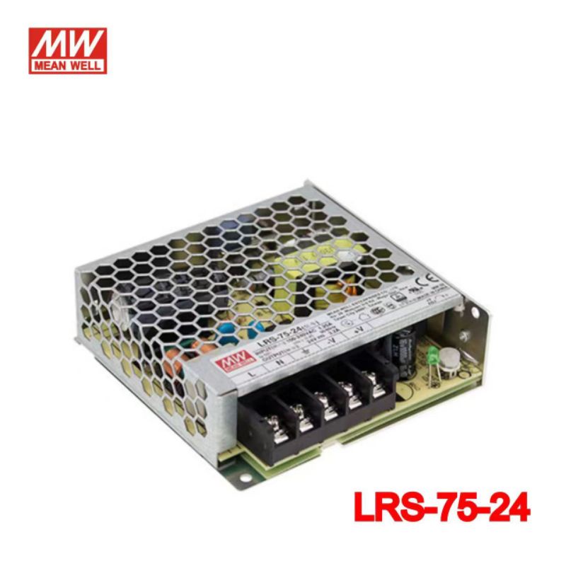 Mean Well LRS-75-12 LRS-75-24 LRS-75-36 LRS-75-48 75W Single Output Switching Power Supply ...