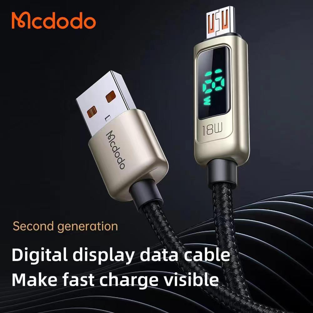 MCDODO CA-748 Digital Pro 3A Micro USB Data Cable / QC4.0 Super Fast ...