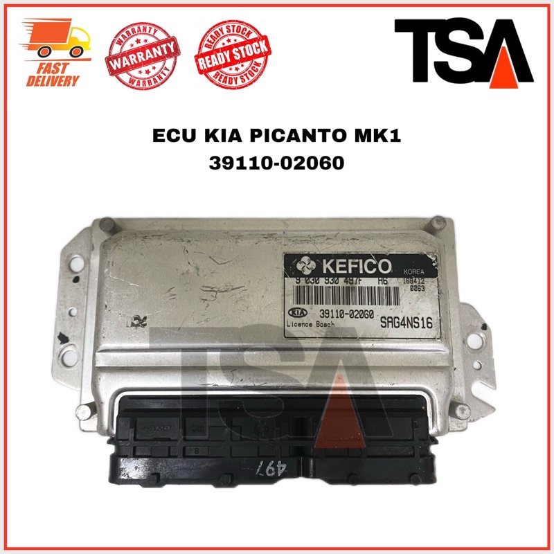 ECU KIA PICANTO MK1 - 39110-02060 ENGINE CONTROL UNIT | Shopee Malaysia
