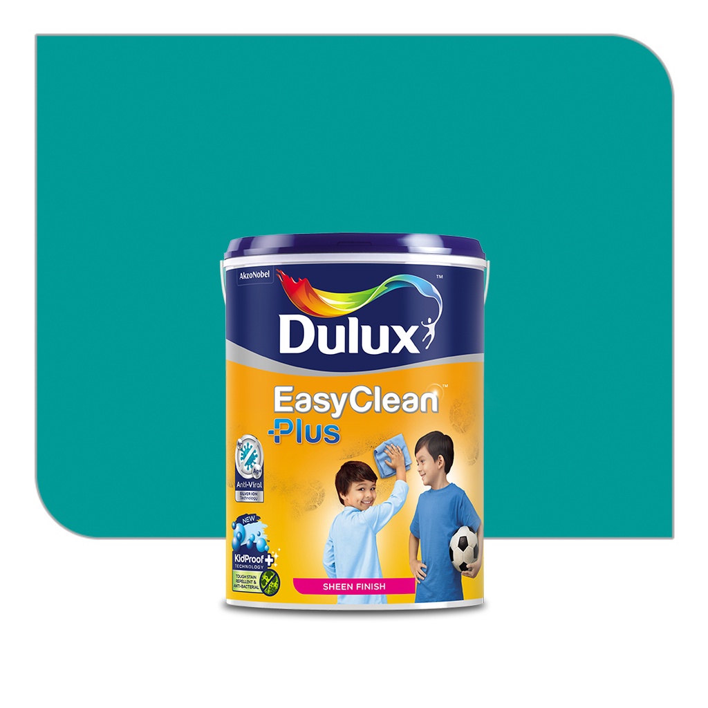 Dulux Easy Clean Plus Interior Wall Paint - Deep Colours (5L) | Shopee ...