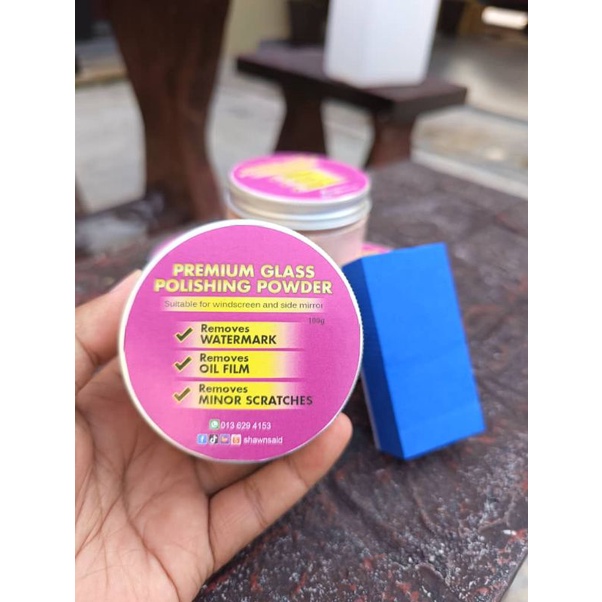 Glass Polishing Powder (Watermark Remover) | Shopee Malaysia