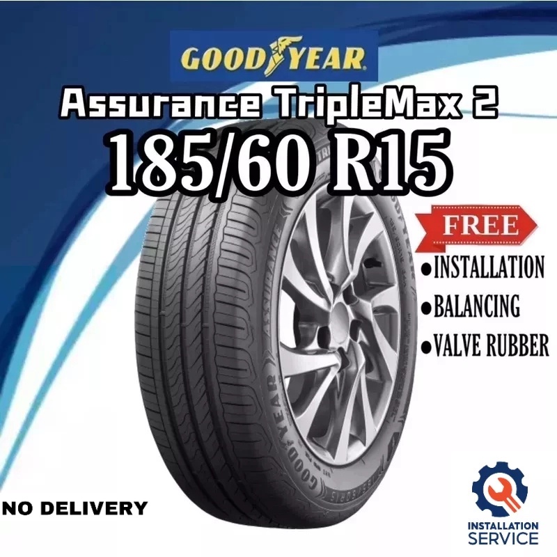 [Installation] Goodyear 185/60-15 Assurance TripleMax 2 (2023 YEAR ...
