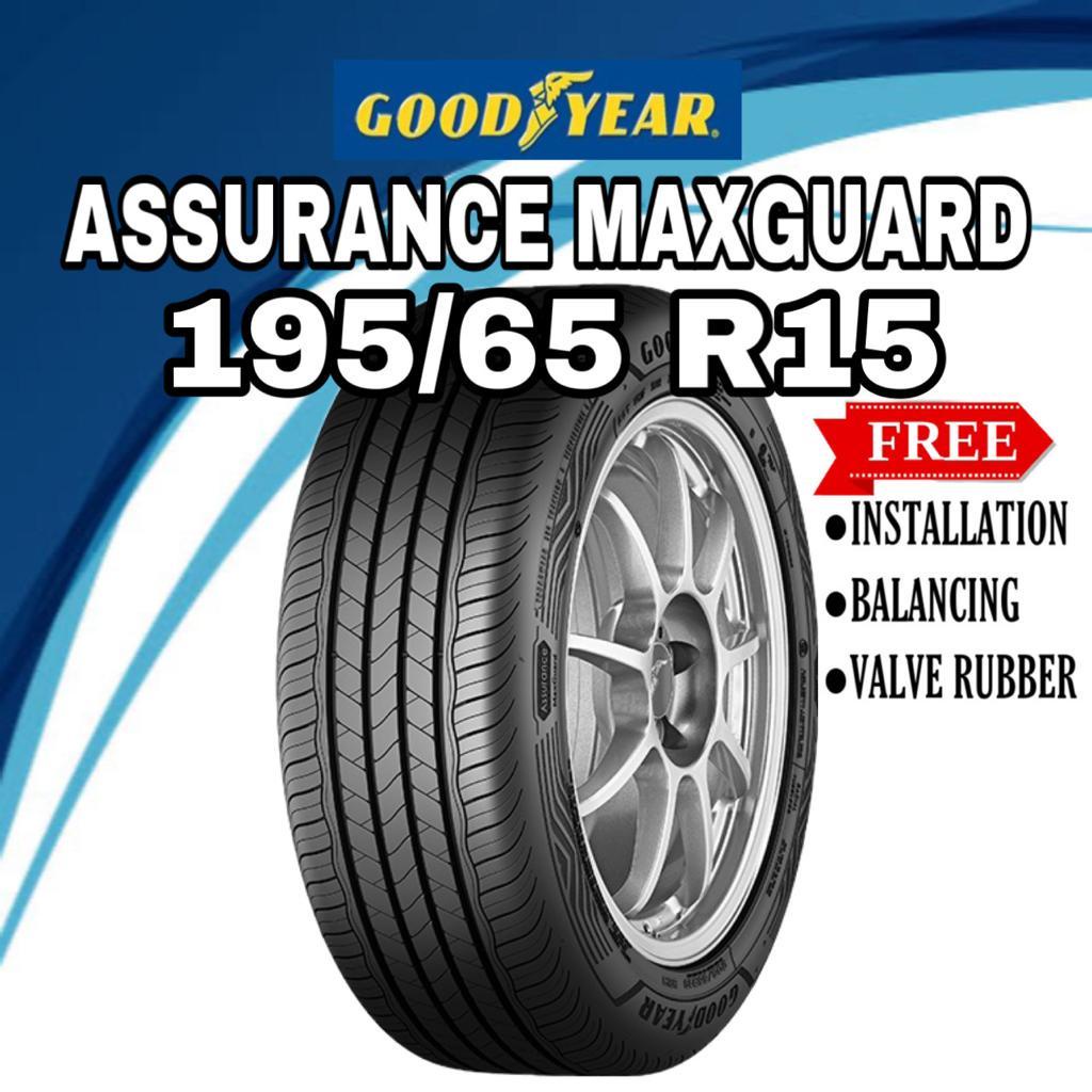 [Installation] Goodyear 195/65-15 ASSURANCE MAXGUARD AMG (Year 2023) | Shopee Malaysia