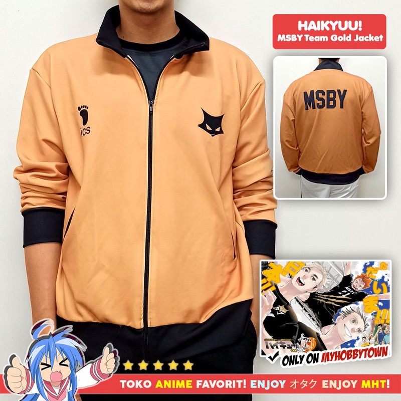 Haikyuu!! MSBY Jacket Cosplay Costume Karasuno Bokuto Shoyo Atsumu Coat ...