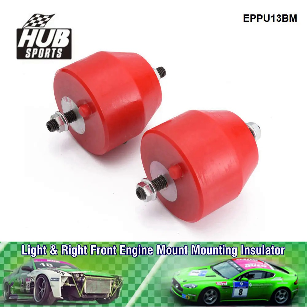 HUB Sports Left & Right Engine Motor Mount Polyurethane Transmission ...