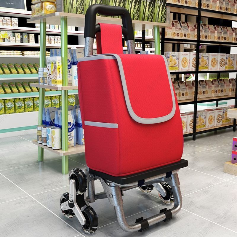 Elderly Shopping Cart Luggage Trolley Lightweight Hand Buggy Portable ...