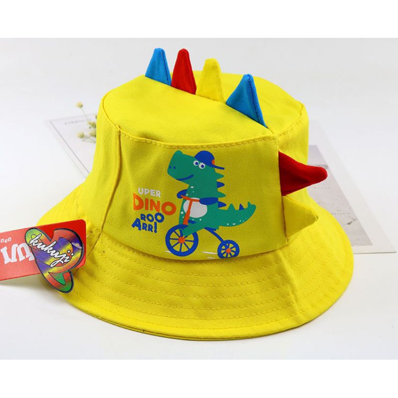 Children's Dinosaur-shaped Fisherman Cute Cartoon Basin Hat Outdoor Cap ...
