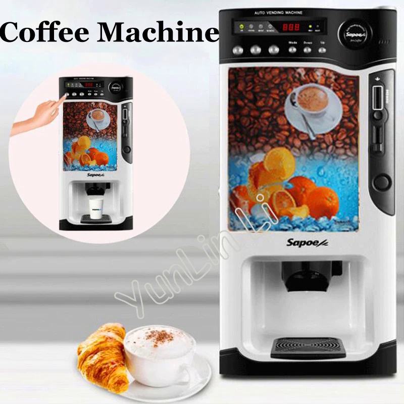 Auto Vending Coffee Machine Hot and Cold Milk Tea Machine 220V ...