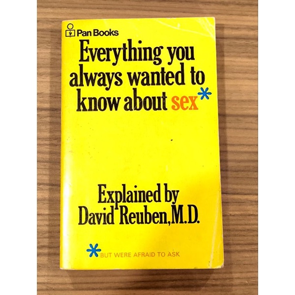 Everything You Always Wanted To know About S*x Book By David Reuben ...