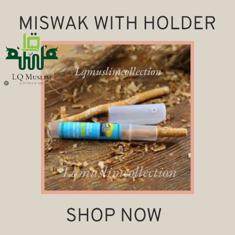 Miswak with holder/Kayu Sugi/ Miswak kayu/Miswak Pen/Kayu Sugi | Shopee ...