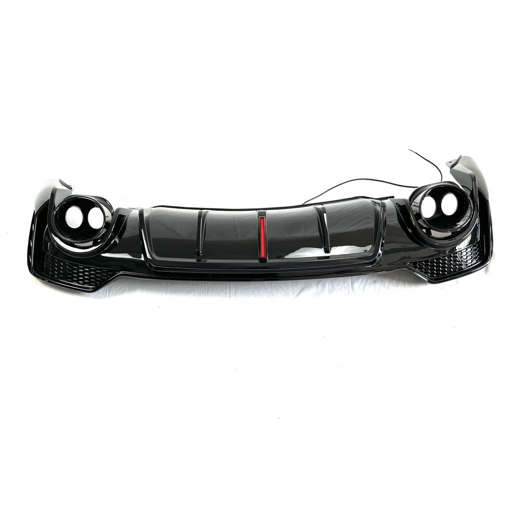 auto parts RSQ3 rear diffuser with tailpipe For 2020-2022 Audi Q3 SQ3 ...