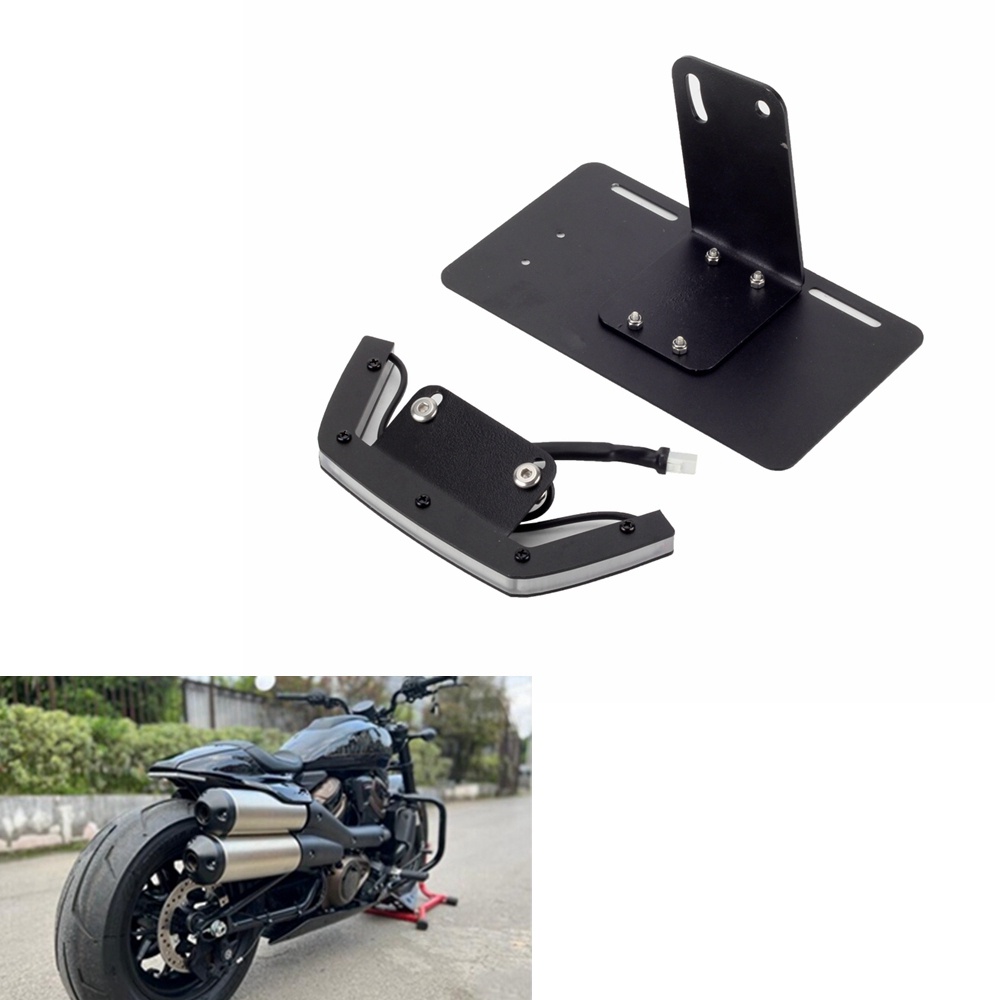Motorcycle Fender Eliminator Holder License Plate Tag Registration ...