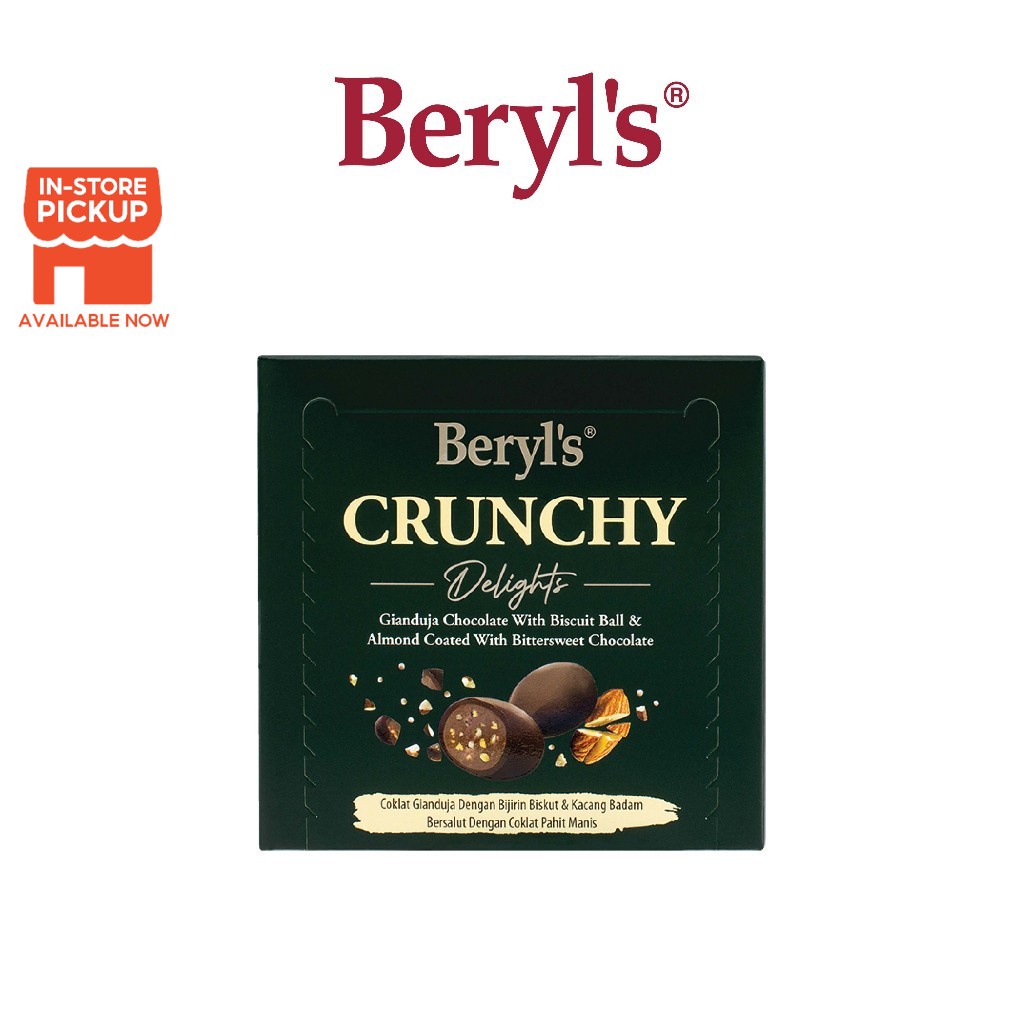 Beryl's Crunchy Delights Gianduja Chocolate Biscuit Ball & Almond ...