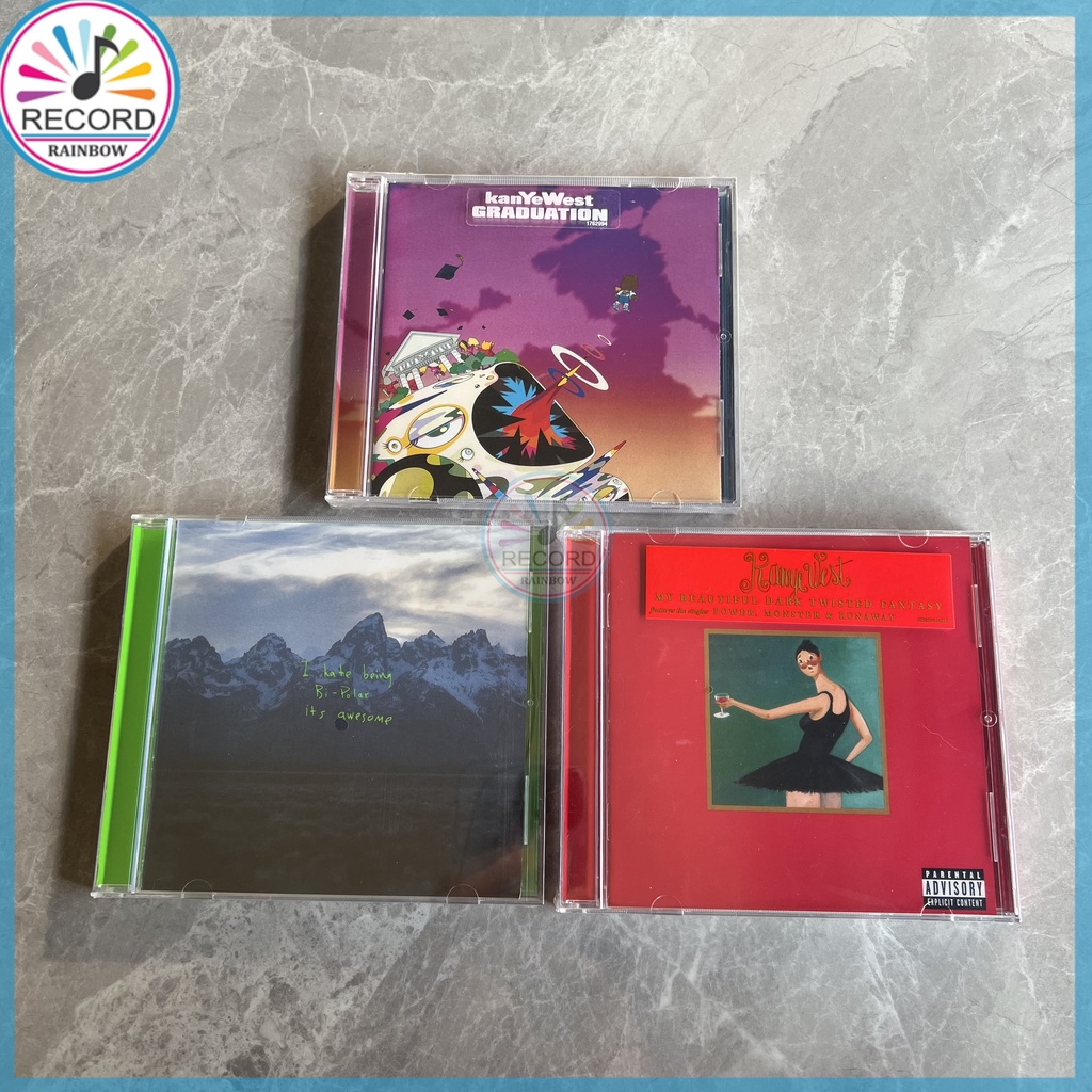 Kanye West Graduation (Enhanced), My Beautiful Dark Twisted Fantasy, ye ...
