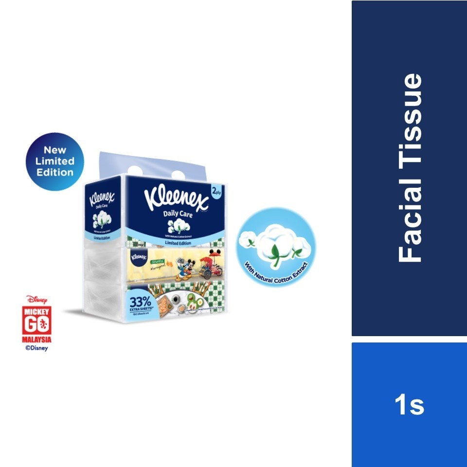 Kleenex Facial Tissue Soft Pack Limited Edition Disney Mickey Design ...