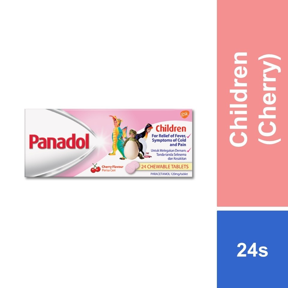 Panadol Children Tablet 24s [Chewable] | Shopee Malaysia