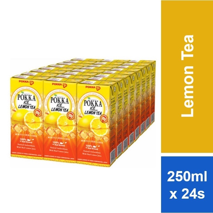 Pokka Lemon Tea (250ml x 24's) | Shopee Malaysia