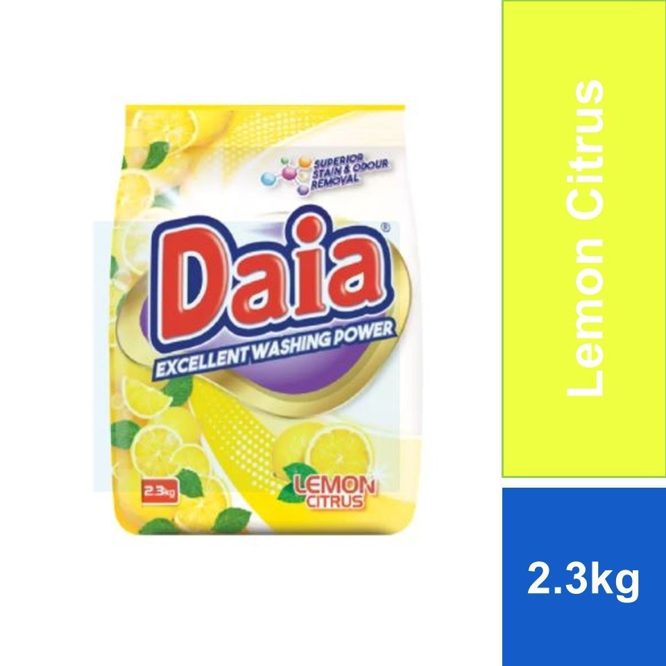 Daia Powder Detergent Lemon Citrus 2.3kg | Shopee Malaysia