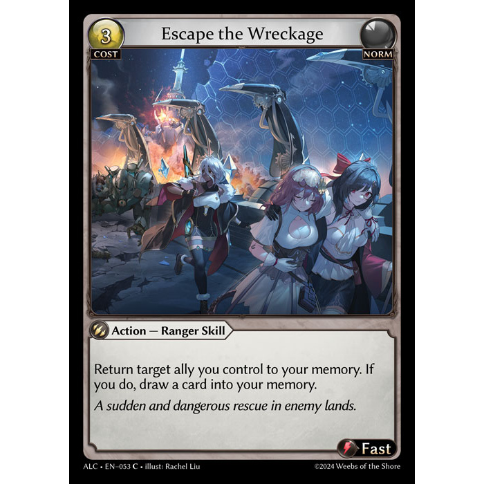Escape the Wreckage | ALC - 53 - C | Action — Ranger Skill [GATCG ...