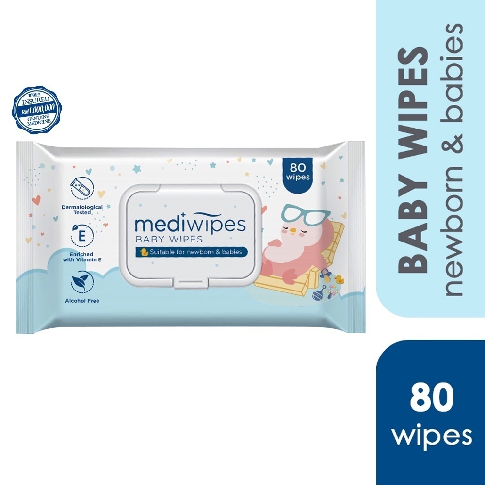 Alpro Pharmacy Exclusive - MediWipes Baby Wipes (80's) | Shopee Malaysia