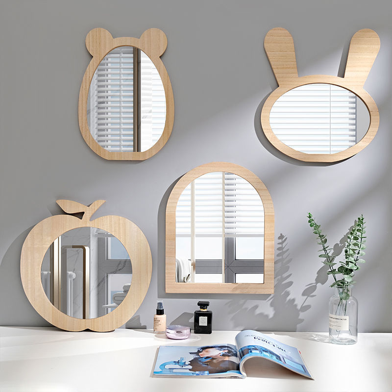 Kids Wall Mirror - Cartoon Bathroom Dressing Mirror for Kindergarten ...