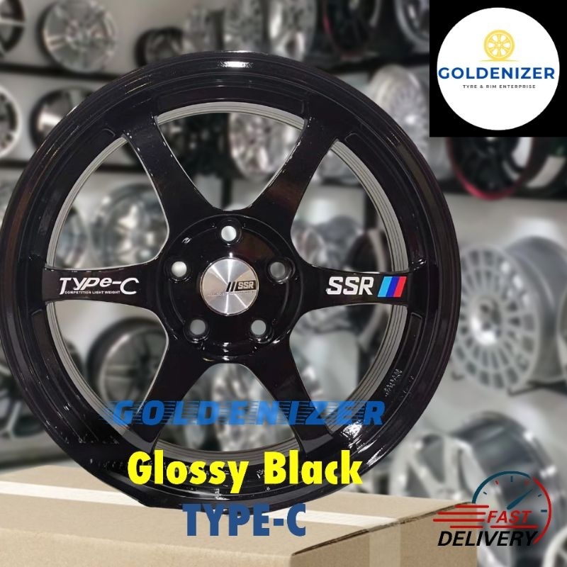 TYPE-C SSR sport rim 14inch 15inch 16inch 17inch 14" 15" 16" 17" 8H100 ...
