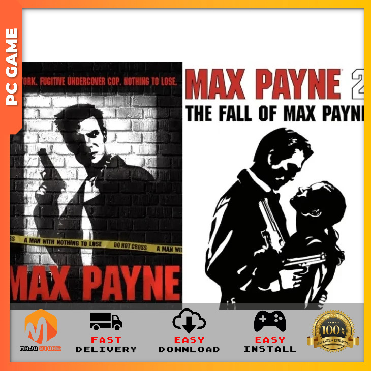 [PC Game] Max Payne 1 & 2 Bundle PC Digital Download Offline | Shopee ...