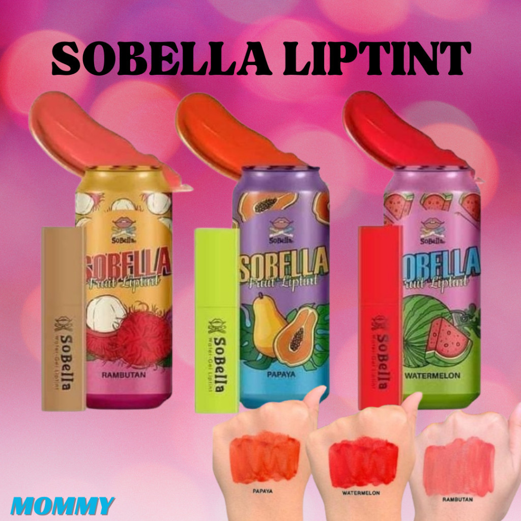 SOBELLA FRUITY LIPTINT - WATERMELON, PAPAYA, RAMBUTAN/ HYDRA LIP ...