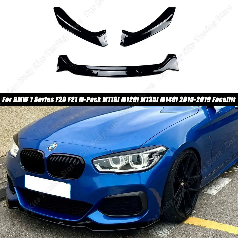 Front Bumper Lip Rear Roof Spoiler Wing For BMW 1 Series F20 F21 M-Pack ...