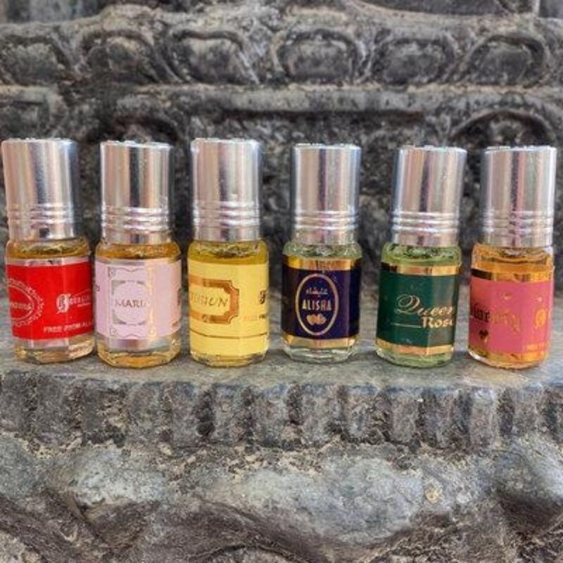 Dubai, UAE HUNAIDI Alcohol Free Ball perfume 3ml Long lasting Rose ...