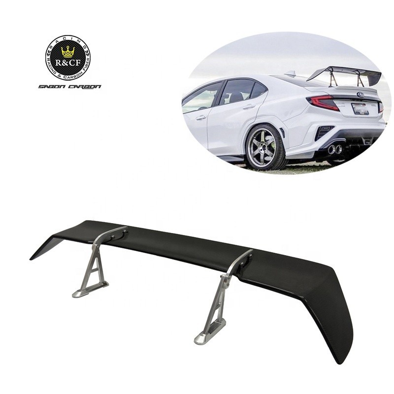 2022 WRX Spoiler STI style Swanneck Carbon Fiber Rear Wing Spoiler for ...