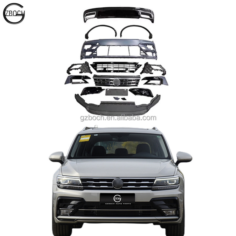 BOCH Car bumpers For VW Tiguan facelift R-line Front Car Bumper car ...