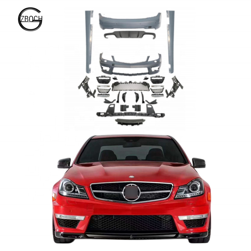 Wholesale Car bumper For Mercedes Benz W204 C-class upgrade C63 amg ...