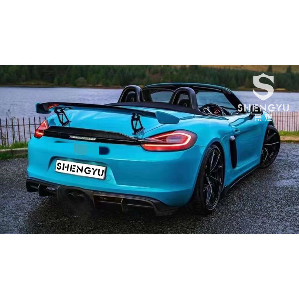 For 2005-2022 Porsche 981 982 987 718 Cayman Boxster GT4 model carbon ...