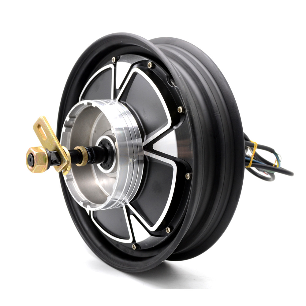DC motor 12 Inch 1000-4000W Fast Speed DC Brushless Wheel Hub Motor For ...
