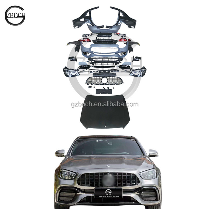 E63 body kit for Mercedes Benz W212 E Class Upgrade W213 E63 amg Car ...